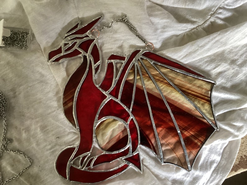 Wispy Elemental Dragon Suncatcher - Etsy