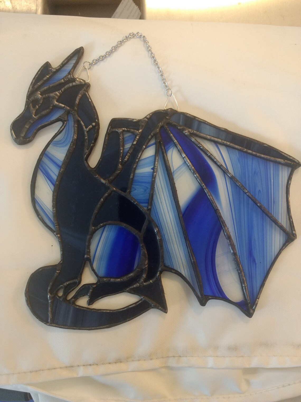 Wispy Elemental Dragon suncatcher | Etsy