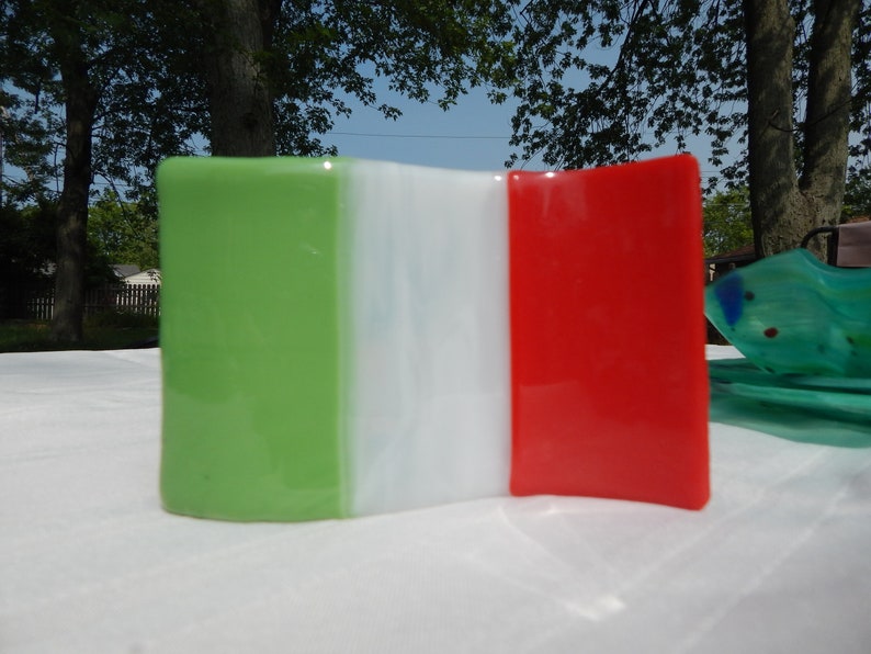 Fused Stained Glass Flags - Etsy