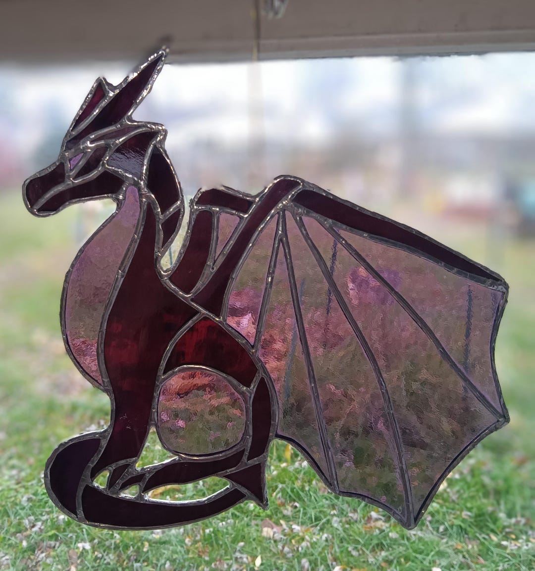 Wispy Elemental Dragon Suncatcher - Etsy