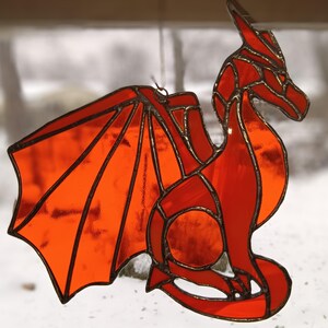 Wispy Elemental Dragon Suncatcher - Etsy