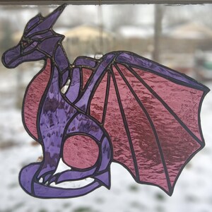 Wispy Elemental Dragon Suncatcher - Etsy