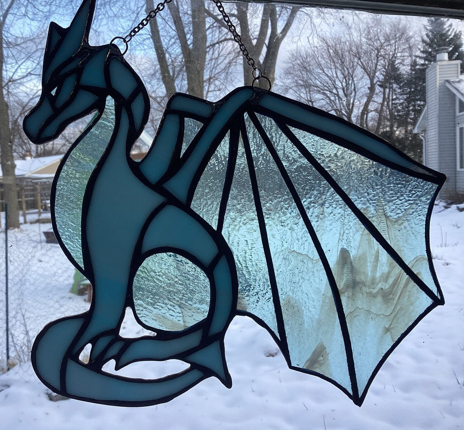 Wispy Elemental Dragon Suncatcher - Etsy