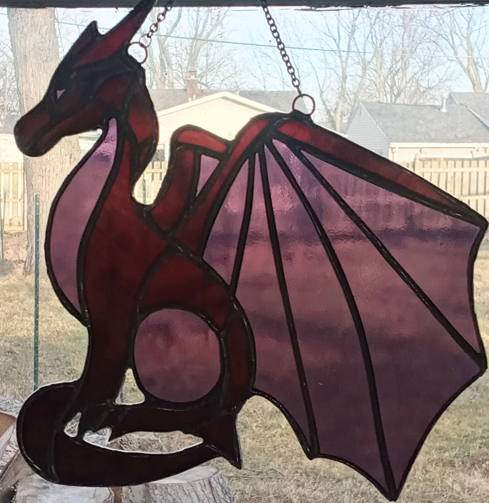 Wispy Elemental Dragon Suncatcher - Etsy