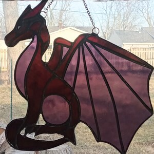 Wispy Elemental Dragon Suncatcher - Etsy