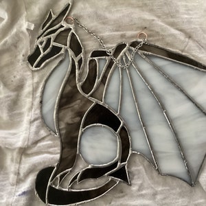 Wispy Elemental Dragon Suncatcher - Etsy