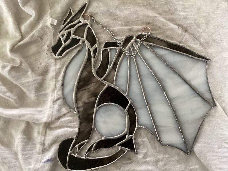 Wispy Elemental Dragon Suncatcher - Etsy