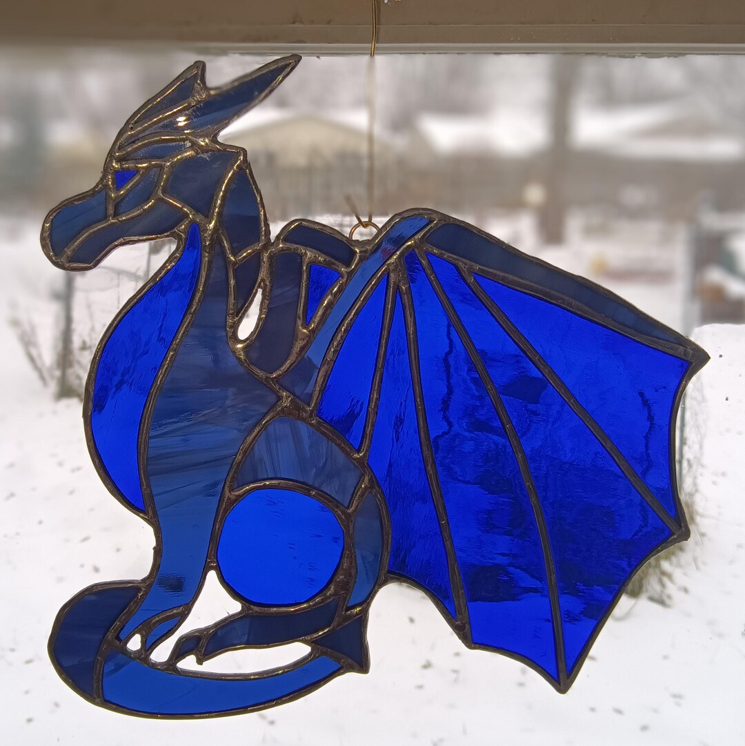 Wispy Elemental Dragon Suncatcher - Etsy