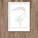 Bleeding Heart Flower Pen and Ink Hand Drawing Instant - Etsy