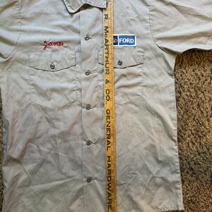 Vintage 1960’s Ford Mechanic Shirt Size Small King Kole - Etsy