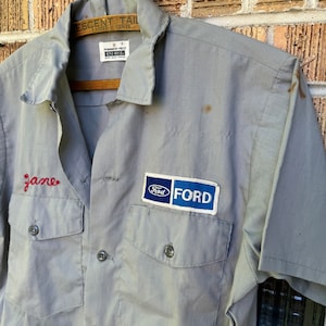 Vintage 1960’s Ford Mechanic Shirt Size Small King Kole - Etsy