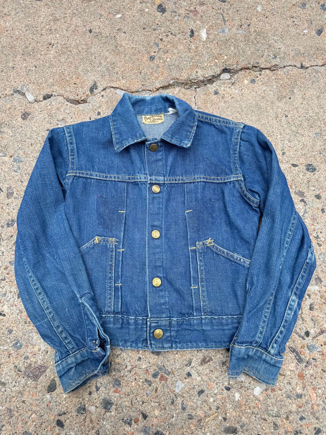Vintage 1950s Buckaroo by Big Smith Kids Toddler Jacket Distressed as ...