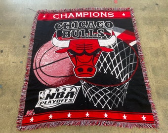 Chicago Bulls Blanket - Etsy