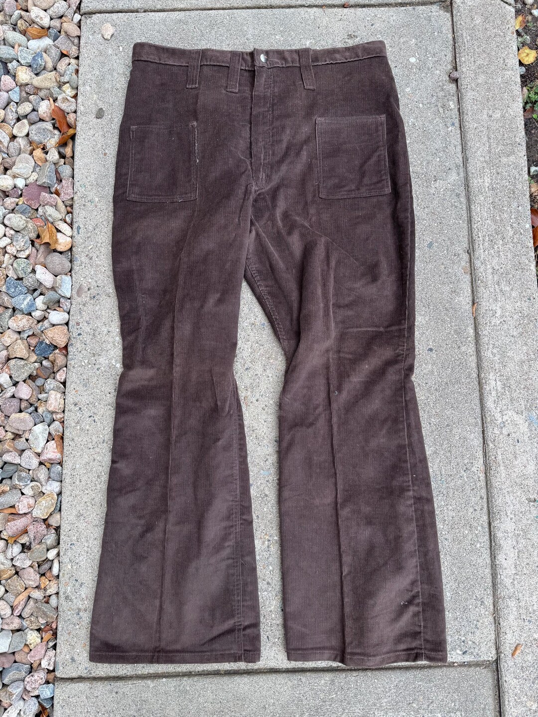 1970's Deadstock Wrangler Corduroy Boot Cut Misses Pants Tagged 36 ...
