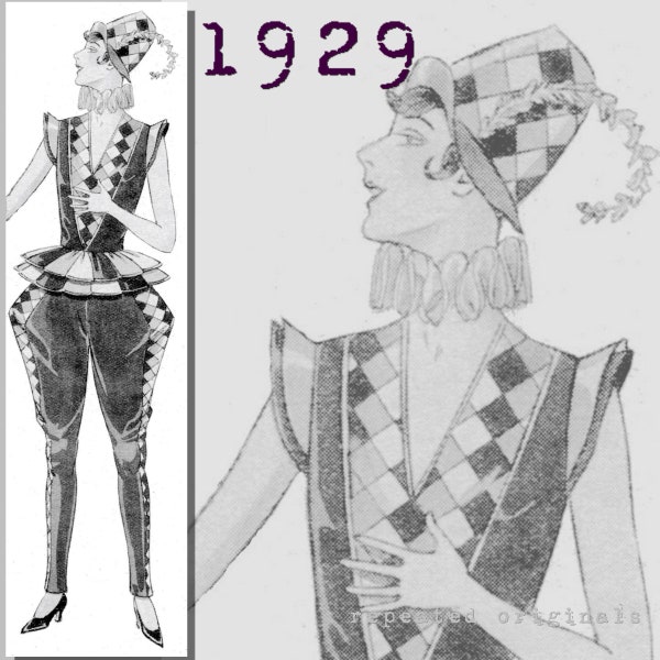 Harlequin Costume - Etsy