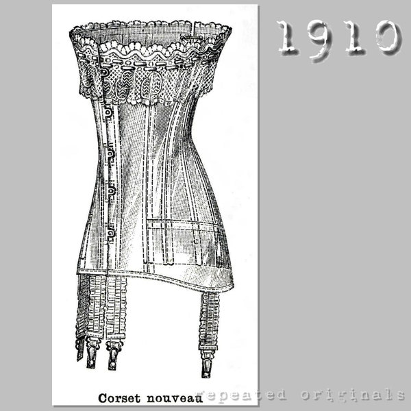 Edwardian Corset - Etsy