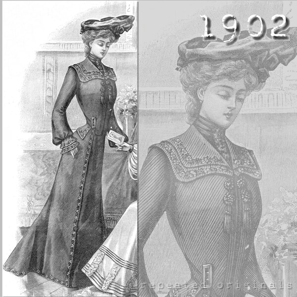 1900 Dress - Etsy
