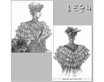 Combinations chemise and Drawers Victorian Reproduction PDF Pattern ...