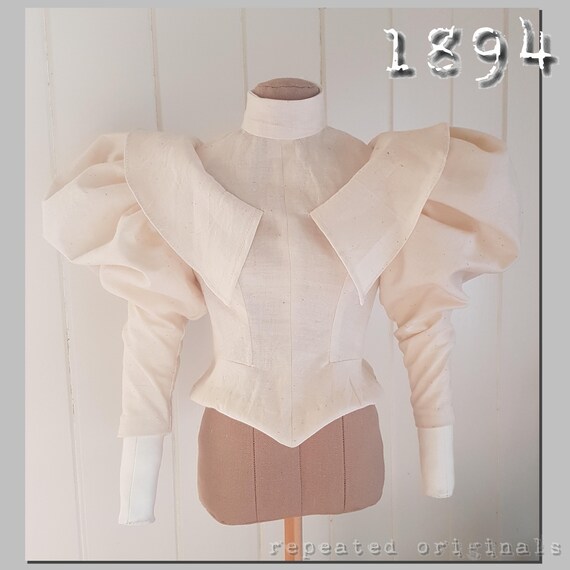 Bodice 96 Cm Bust Victorian Reproduction PDF Pattern - Etsy