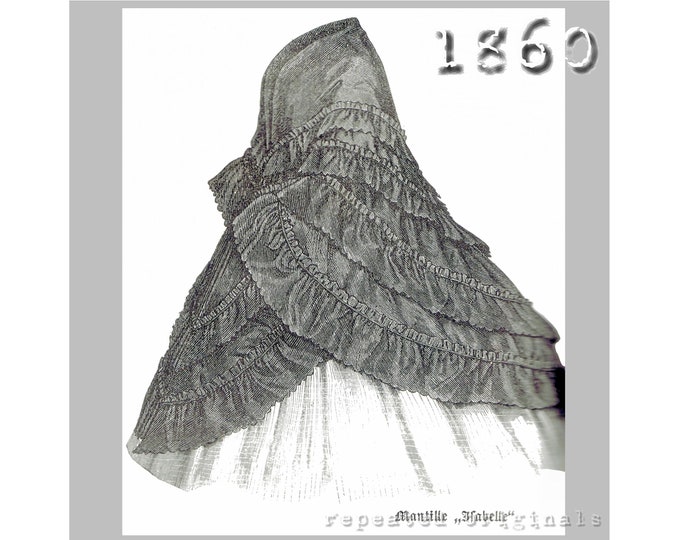 Crinoline With Tournure Bustle and Flounces - Victorian Reproduction ...