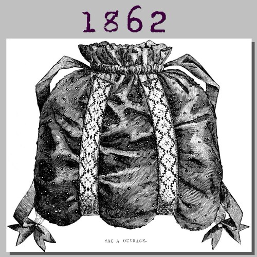 Ladies' Handbag/workbag Victorian Reproduction PDF - Etsy Australia