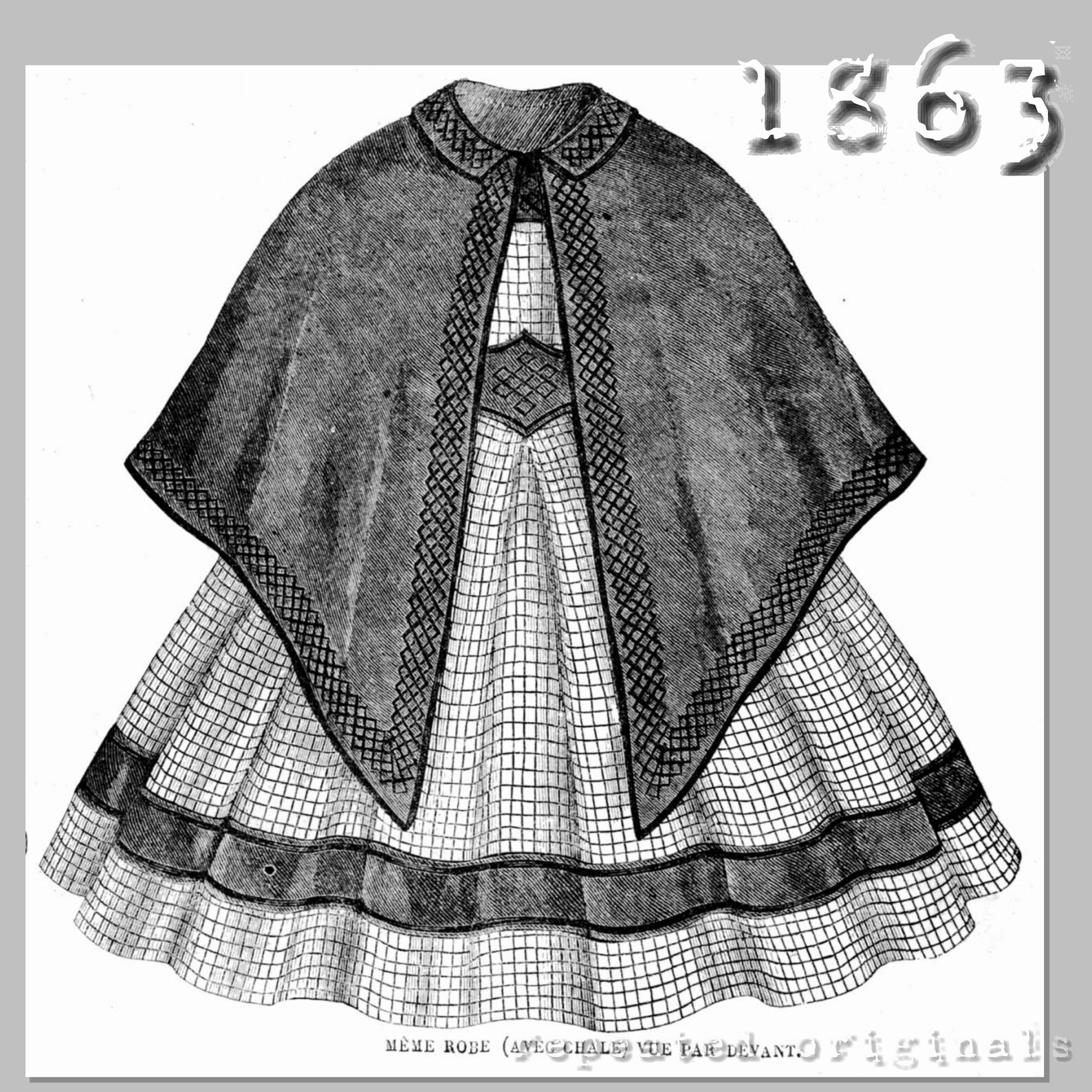 Dress and Cape for a Girl Aged 4 to 6 - Victorian Reproduction PDF ...