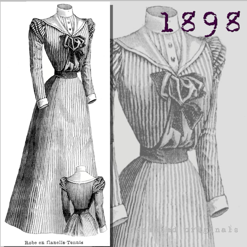 1890s to 1900 Victorian Edwardian Sewing Patterns