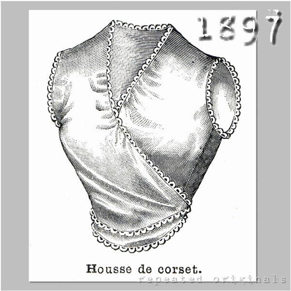 Victorian Corset Cover Pattern - Etsy