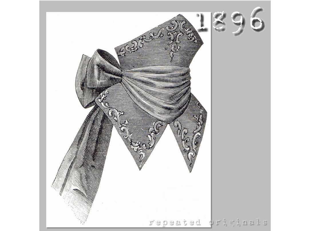 New Styles of Belts - Victorian Reproduction PDF Pattern - 1890's- Made ...