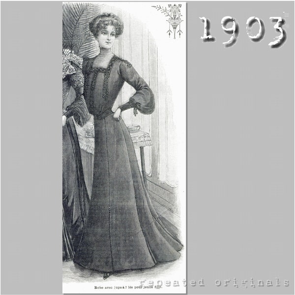 1900 Dress - Etsy
