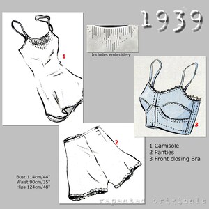 Maternity Front closing bra Camisole and Panties Bust | Etsy