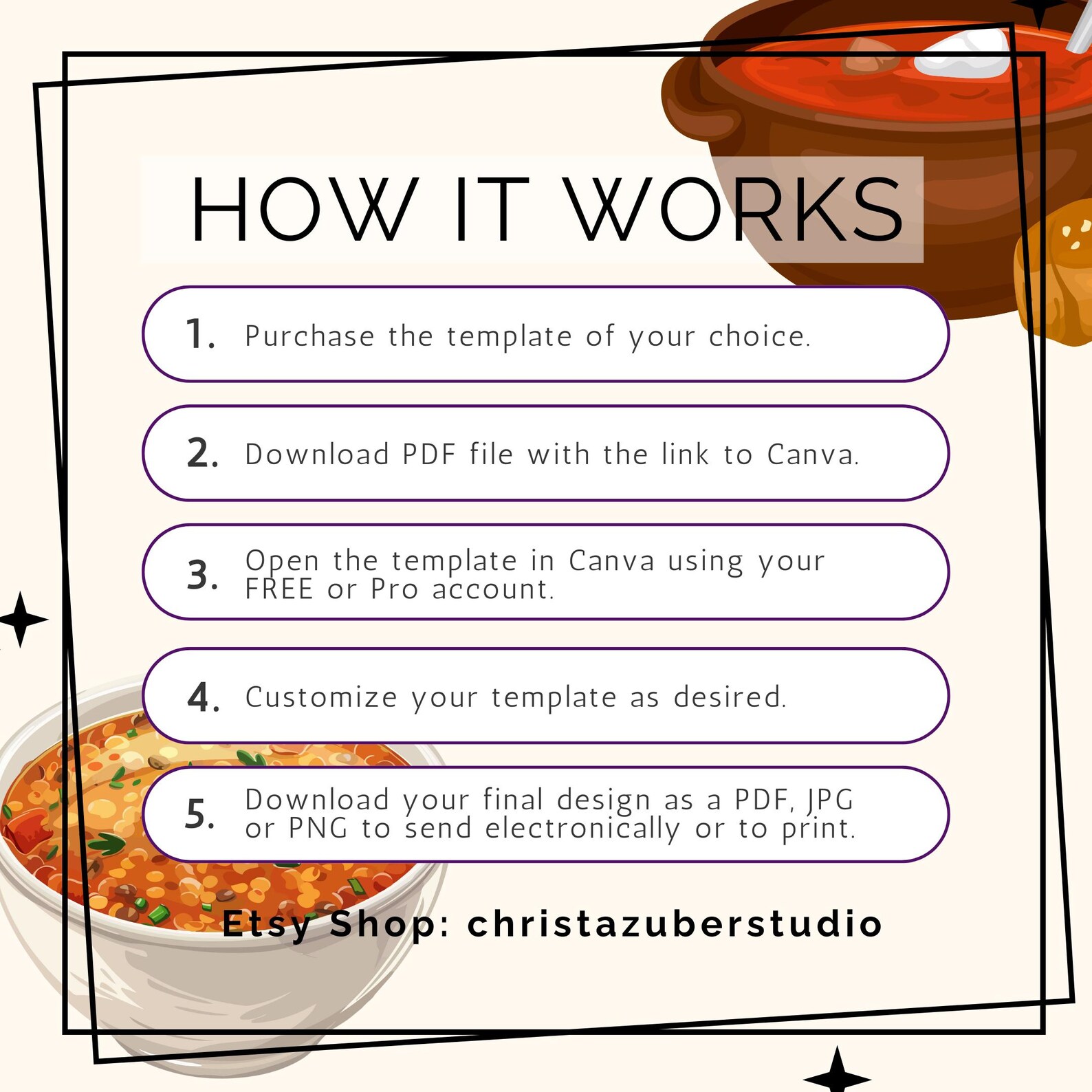 Editable Digital Souper Bowl Invitation Template, Soup-er Bowl Party ...