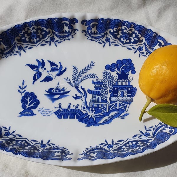 Blue Willow Pattern - Etsy UK