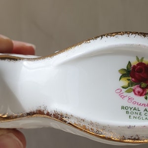 Vintage English Royal Albert Old Country Roses Shoe - Etsy