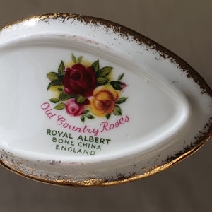 Vintage English Royal Albert Old Country Roses Shoe - Etsy