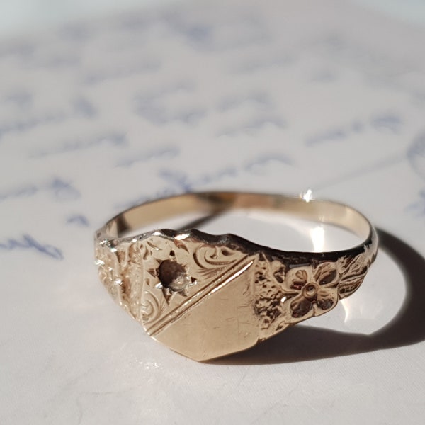 Signet Ring - Etsy Australia