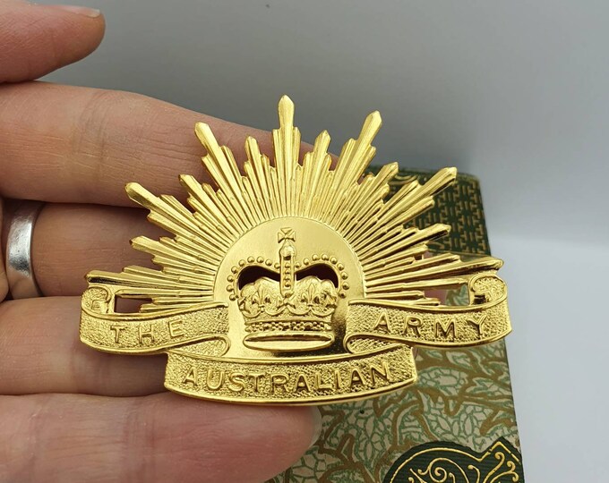 Vintage Australian Army General Service Rising Sun Badge - Etsy