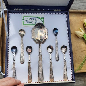 Vintage Italian Aghifug Silver Plated Decorative Dessert Serving Set ...