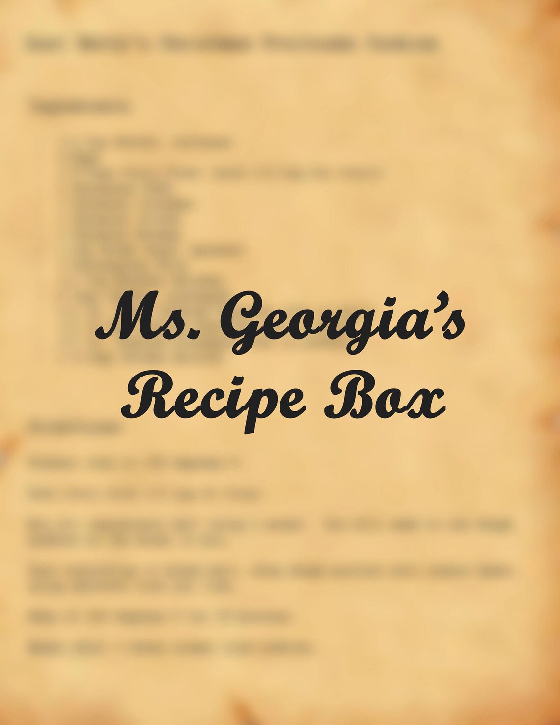 Chicken Jallop Recipe - Digital PDF Download - Etsy