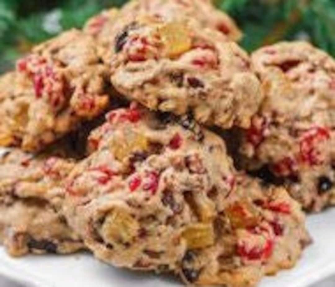 Aunt Betty's Christmas Fruitcake Cookies Recipe - Digital PDF Download ...