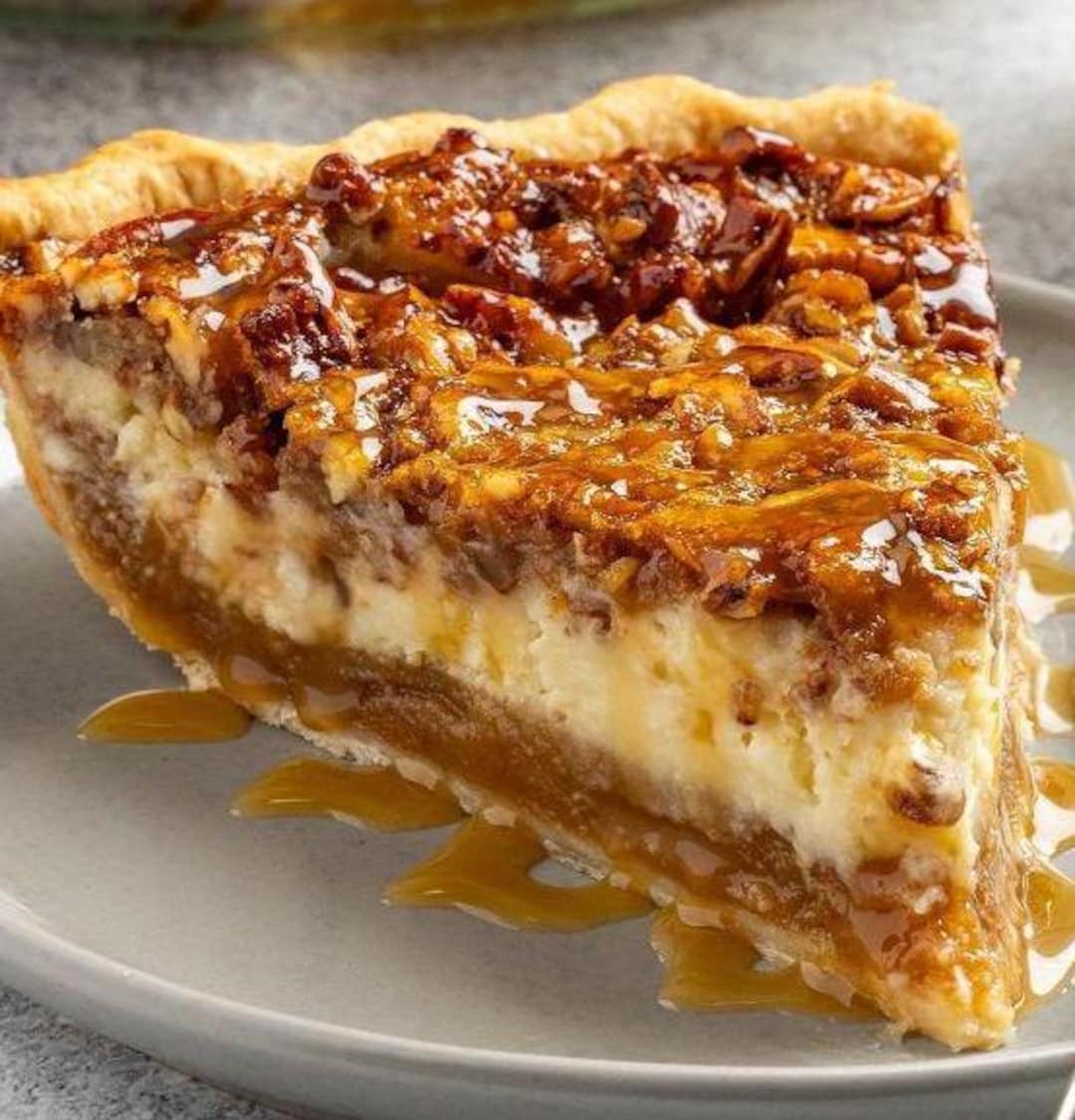 Ms Judy's Pecan Cheesecake Pie Recipe - Digital PDF Download - Etsy