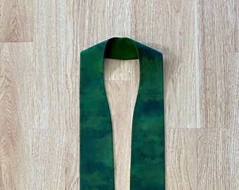 Modern Green Clergy Stole for Ordinary Time G20 - Etsy