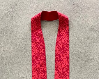 Red Clergy Stole for Pentecost Reformation or Ordination Gift - Etsy