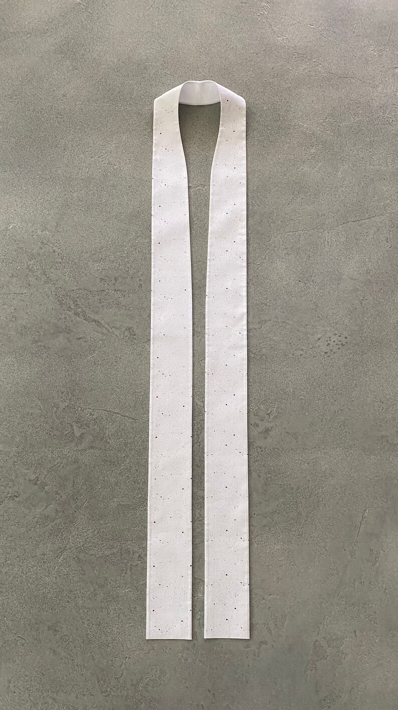 Modern White Clergy Stole for Christmas, Easter, Festivals or All ...