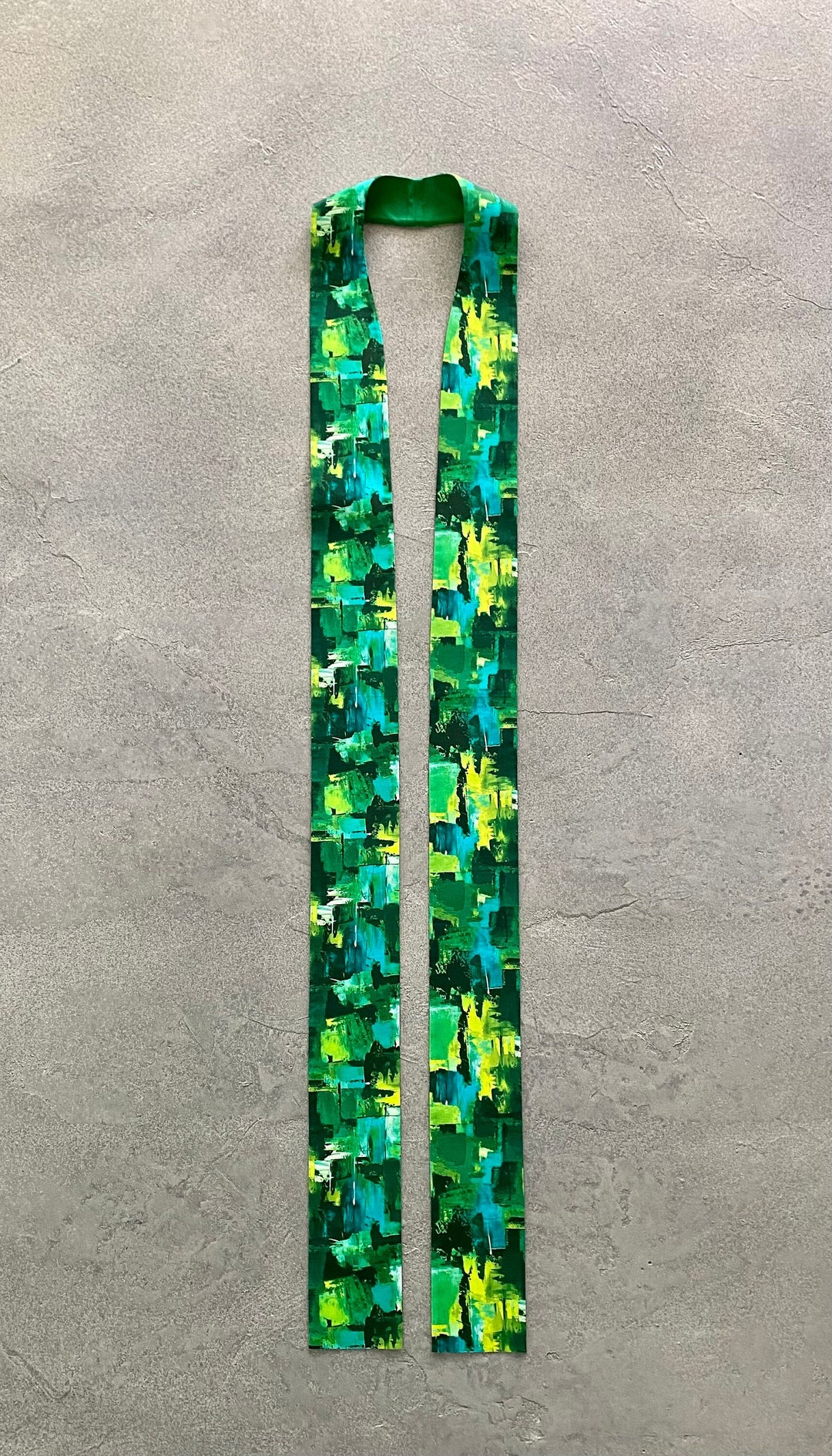 Modern Green Clergy Stole for Lent G19 - Etsy