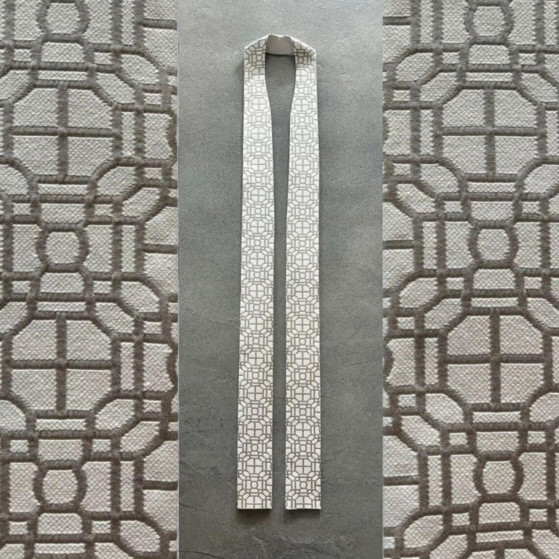 Modern White Clergy Stole for Christmas, Easter and Festivals - W15 - Etsy