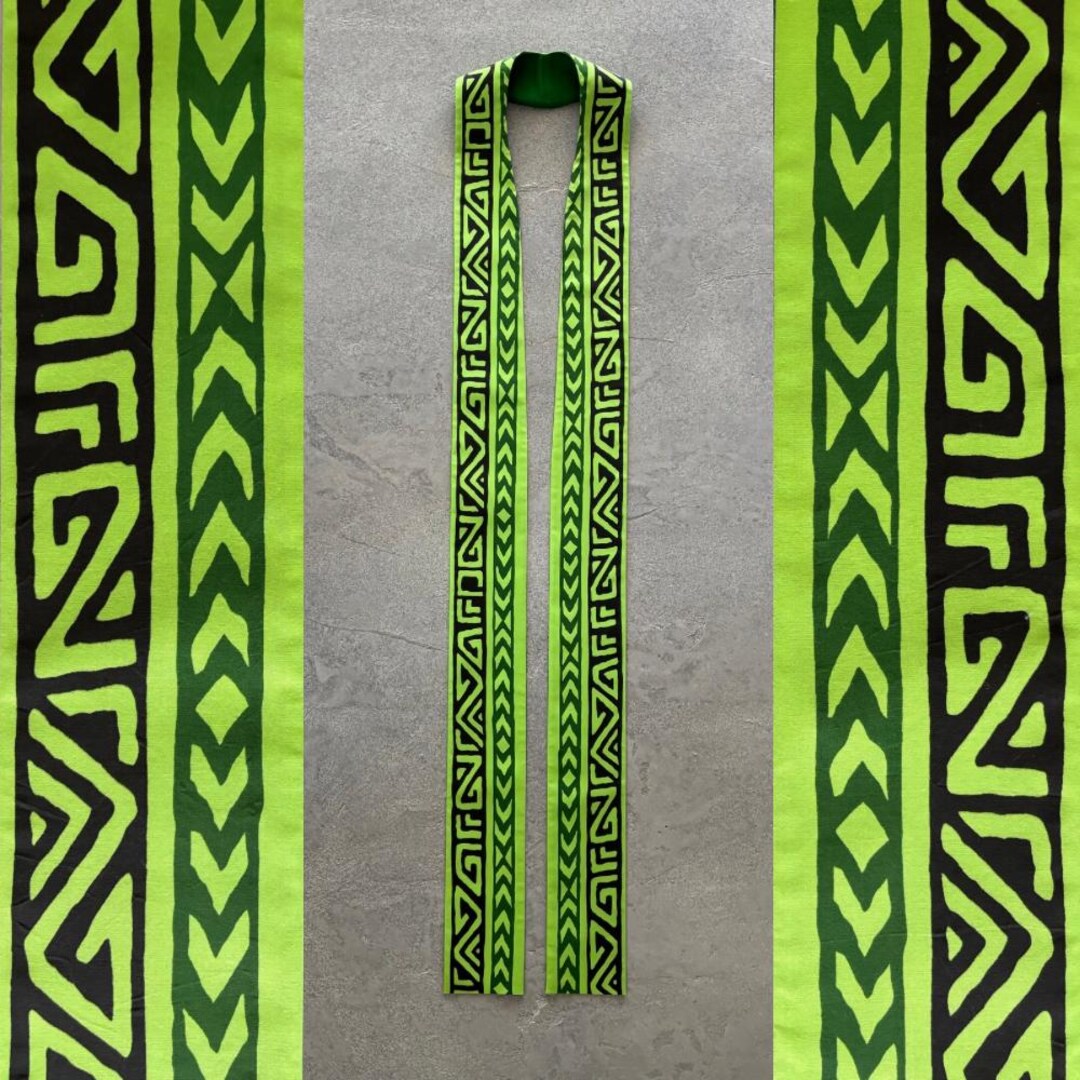 Modern Green Clergy Stole for Ordinary Time Hawaiian Fabric - G30B - Etsy