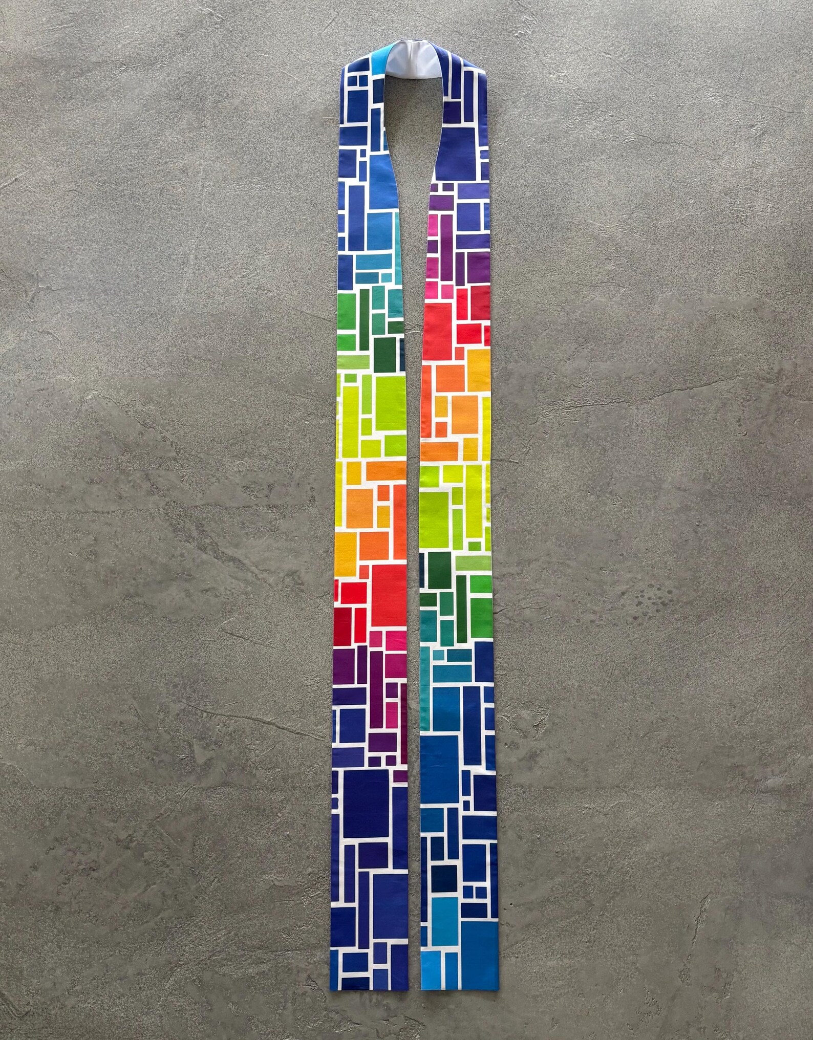 Modern Multi-colored Clergy Stole - M9 - Etsy