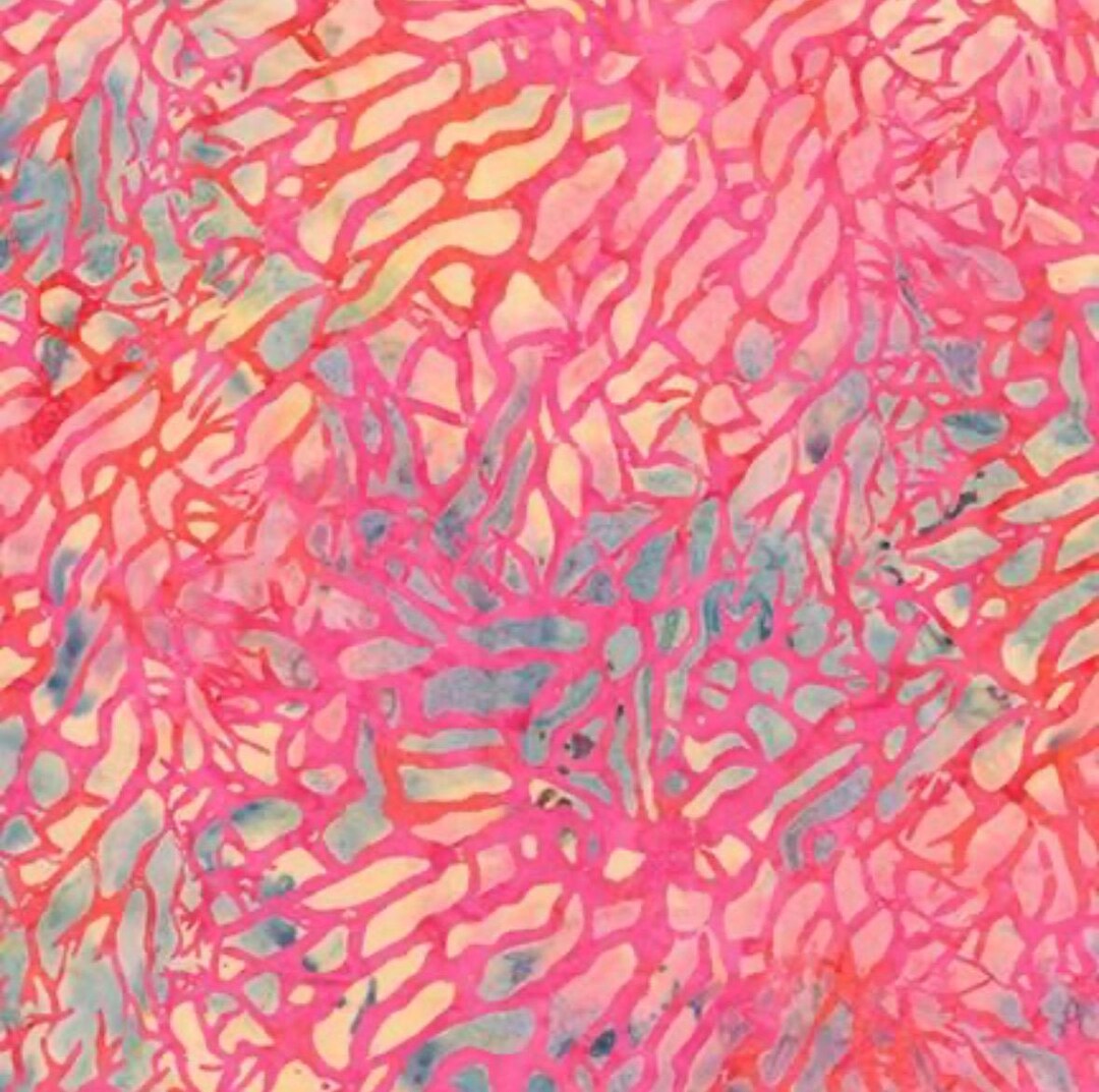 Coral Reef Fabric by Artisan Batiks for Robert Kaufman Sea Life/marine ...