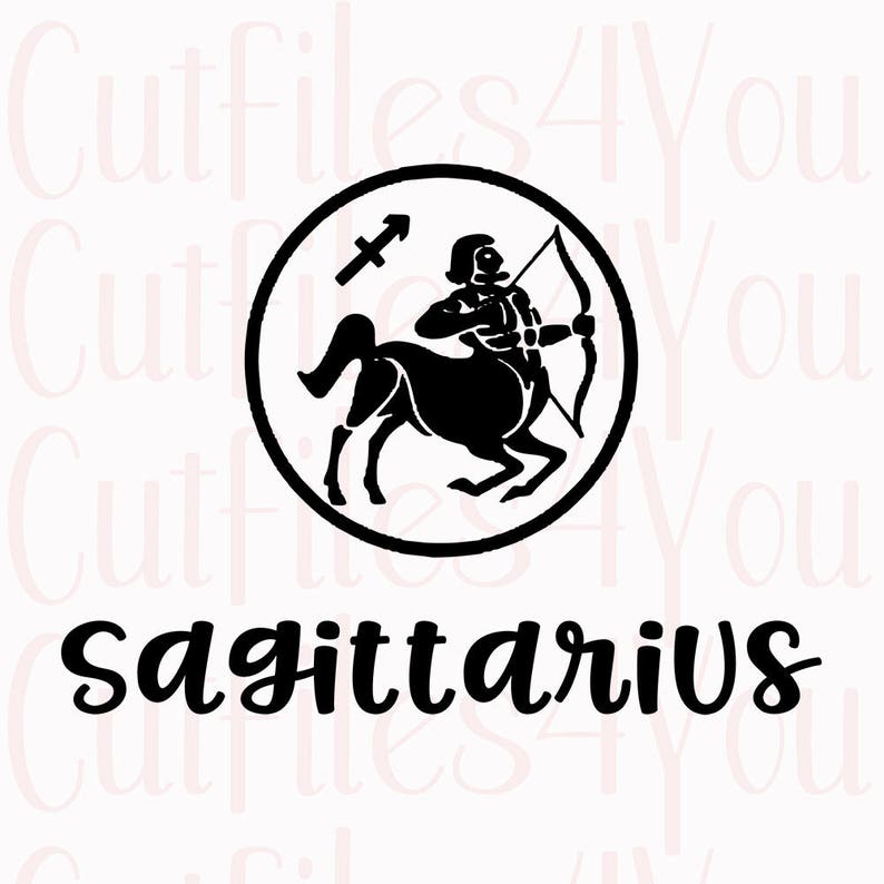 Sagittarius SVG Zodiac Signs Astrological Sign Svg - Etsy